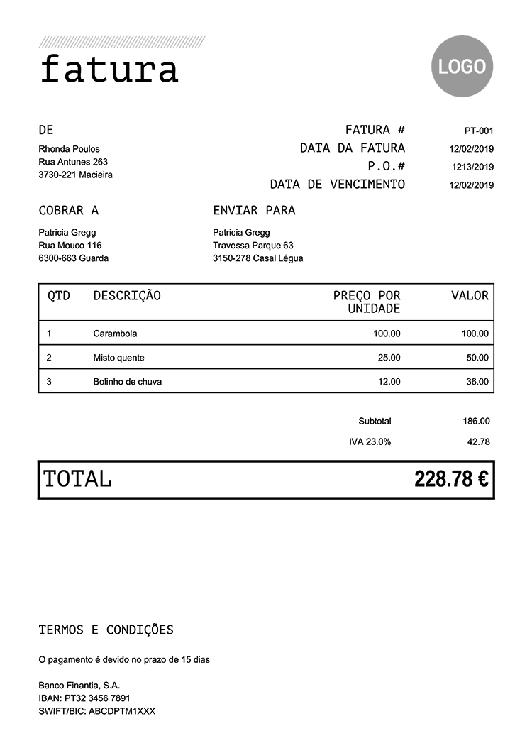Invoice O Que Como Enviar Invoice O Que Como Enviar